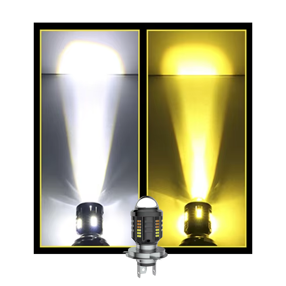 Foco Led Lupa H4 Dual Color 2.500LM | Mercomax Motors