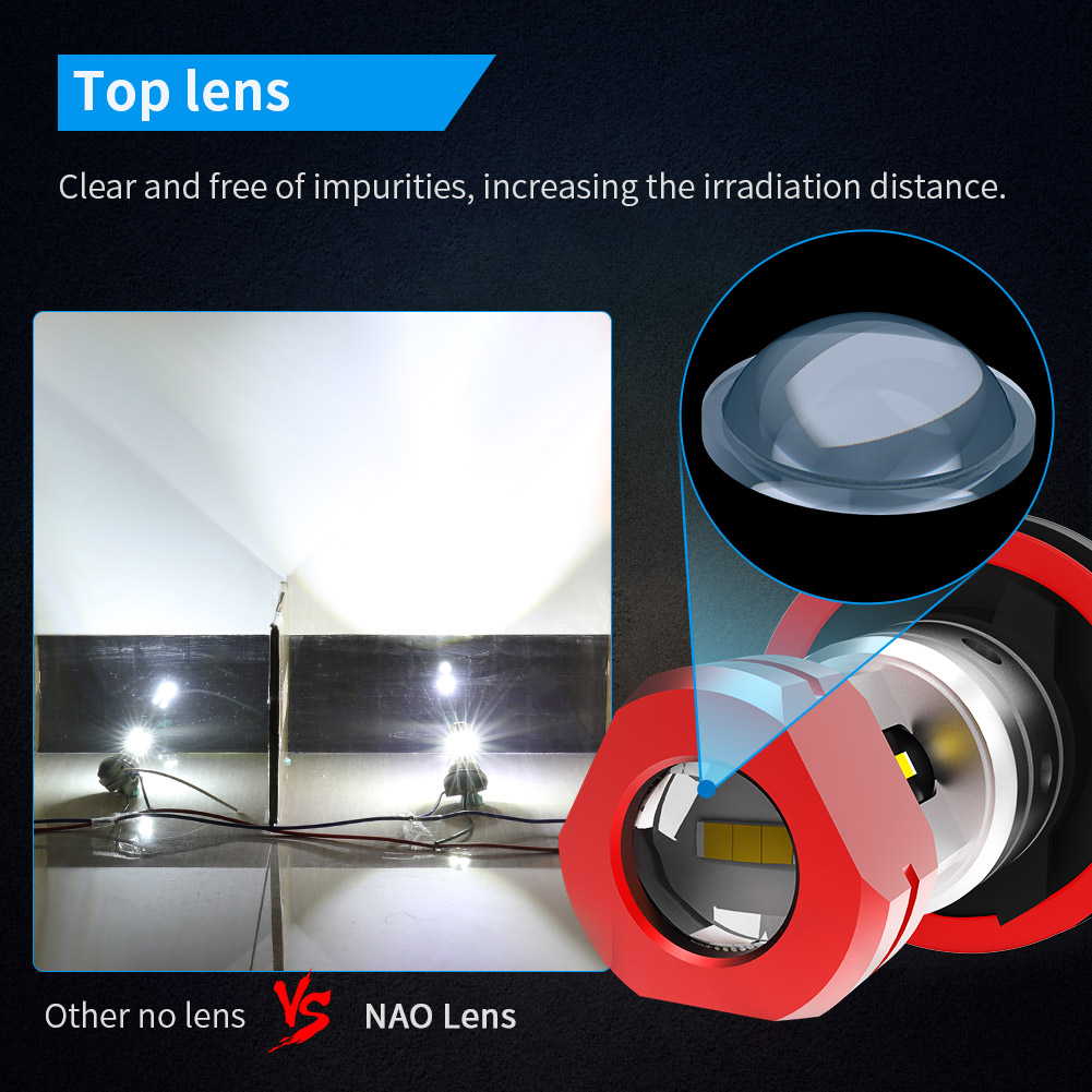 Foco Led N86 9006 Luz Blanca 4.000LM NAOEVO | Mercomax Motors