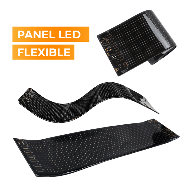 Panel Led Flexible 38x10CM Para Auto Camioneta F38X10-U | Mercomax Motors