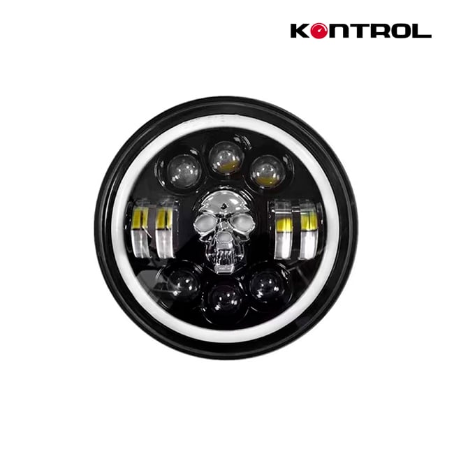 Faro Led 7" Modelo Calavera 4.000LM | Mercomax Motors