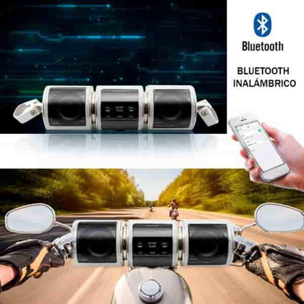 Radio MT487 Bluetooth MP3 Para Moto | Mercomax Motors